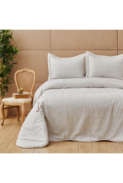 Karaca Home Juliet New Pudra Private Çift Kişilik Yatak Örtüsü Seti