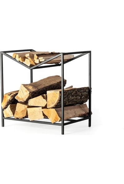 Merzana Metal Şömine Odunluk, Metal Odunluk Merzana Metal Şömine Odunluk, Metal Odunluk