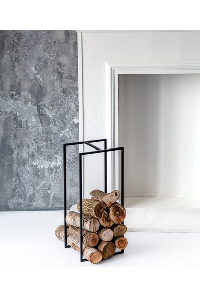 Merzana Metal Şömine Odunluk, Metal Odunluk Merzana Metal Şömine Odunluk, Metal Odunluk