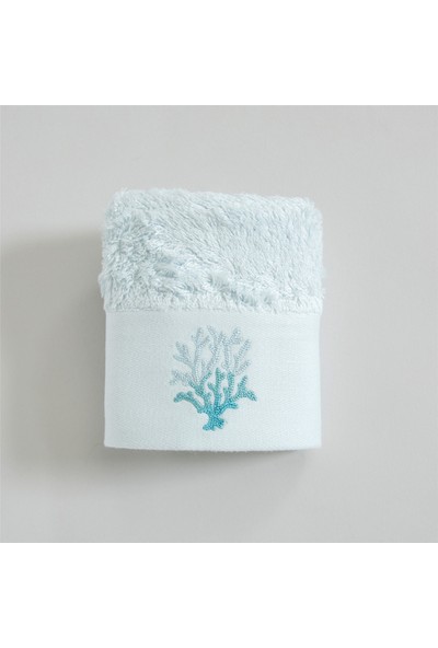 Chakra Aneta Nakışlı El Havlusu 30X50 cm Açık Aqua Chakra Aneta Nakışlı El Havlusu 30X50 cm Açık Aqua