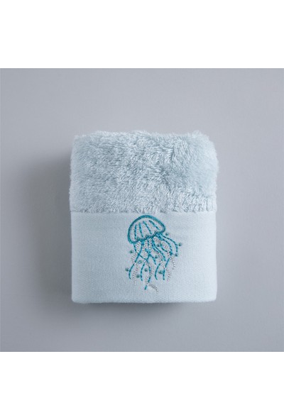 Chakra Darien Nakışlı El Havlusu 30X50 cm Açık Aqua