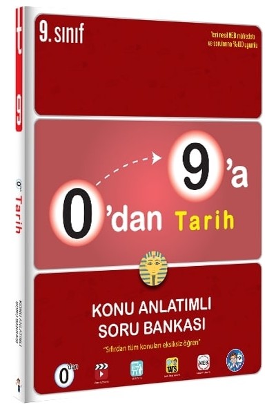 Tonguç Akademi 0'dan 9'a Tarih Konu Anlatımlı Soru Bankası