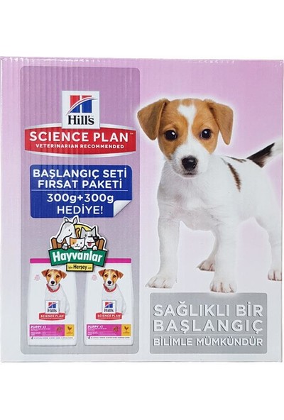 Hills Tavuk Etli Yavru Köpek Maması Başlangıç Seti 300+300 gr Hills Tavuk Etli Yavru Köpek Maması Başlangıç Seti 300+300 gr