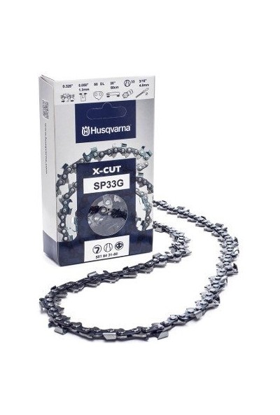 Husqvarna Zincir 3/8 Ayak 36 Diş Köşeli Motorlu Testere Zincir