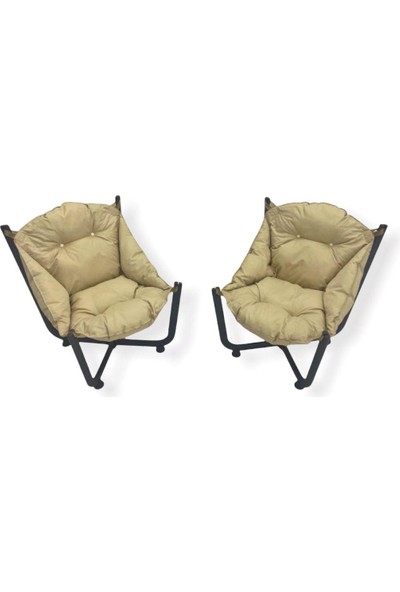 Intersystem Neo Eko Bej Ikili Bahçe Koltuk Takımı