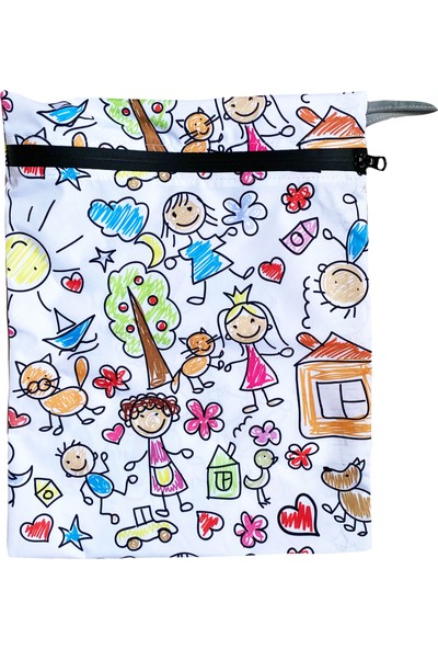 Yorni Askılı Zoo 35 x 27 cm Çok Amaçlı Su Geçirmez Taşıma Torbası - Çanta/organizer