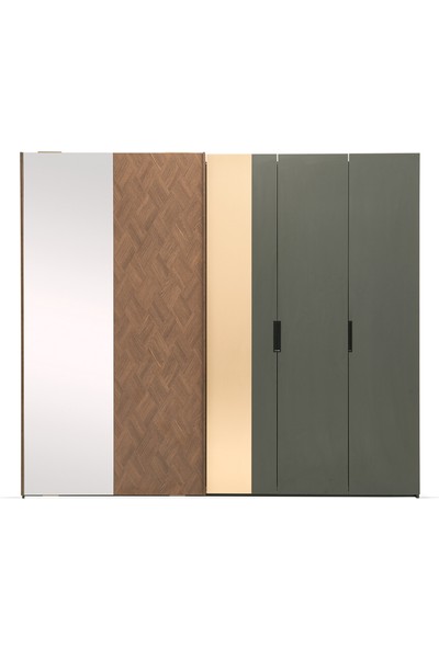 Enza Home Dorian 260 cm Sürgü Kapaklı Gardrop