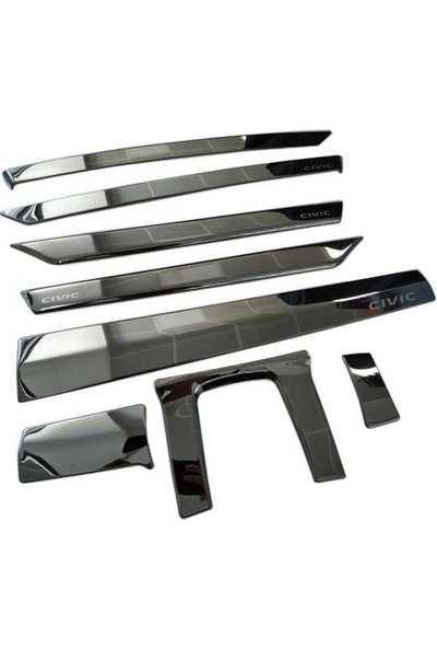 OLED Garaj Honda Civic Fc5 Araç Içi Kaplama Seti Füme 8 Parça OLED Garaj Honda Civic Fc5 Araç Içi Kaplama Seti Füme 8 Parça