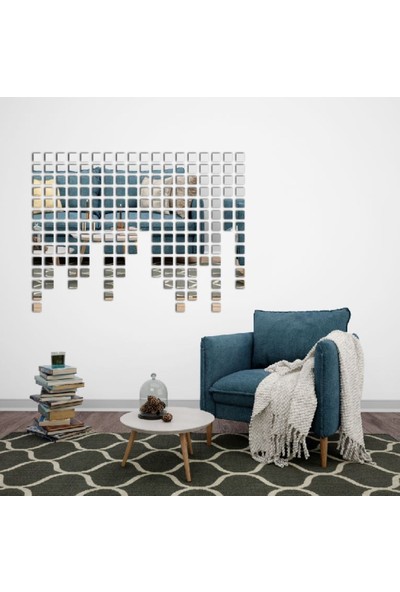 Les Doyen Mozaik Dekoratif Pleksi Ayna 75 Adet x 2*2 cm Les Doyen Mozaik Dekoratif Pleksi Ayna 75 Adet x 2*2 cm