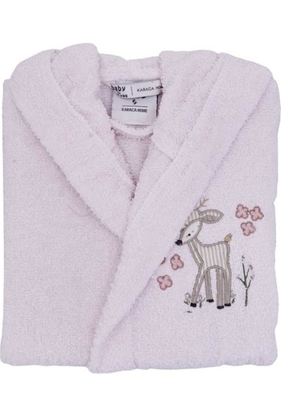 Karaca Home 2-4 Yaş Çocuk Bornoz- Pudra