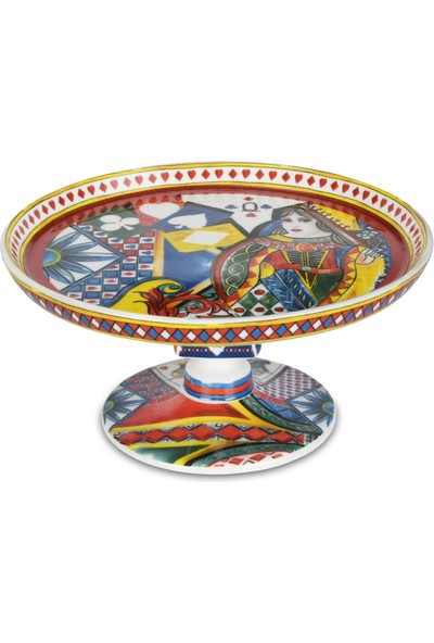 Baci Milano Regına Porselen Kek Standı 20 cm