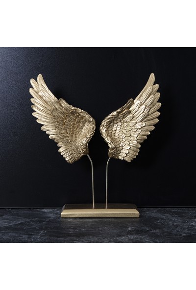 Vip Sanat Dekoratif Şık Melek Kanadı Biblo Vip Sanat Dekoratif Şık Melek Kanadı Biblo