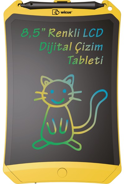 Xiaomi Wicue 8.5” Mıknatıslı LCD Dijital Renkli Çizim Tableti – Sarı Xiaomi Wicue 8.5” Mıknatıslı LCD Dijital Renkli Çizim Tableti – Sarı