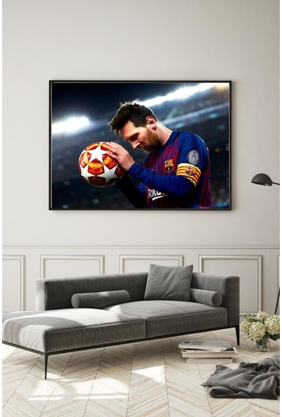 Saban 50 x 60 cm Lionel Messi Cam Tablo 4mm Temperli Camdır Saban 50 x 60 cm Lionel Messi Cam Tablo 4mm Temperli Camdır