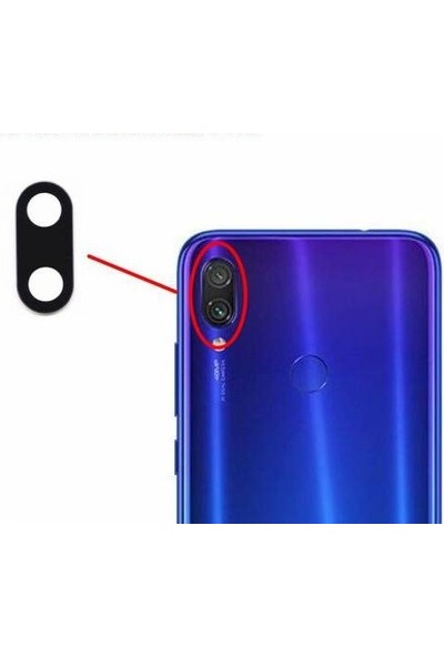 Toredo Store Xiaomi Redmi Note 7 Pro Arka Kamera Camı Lens