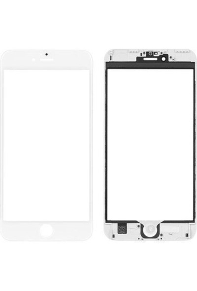 Toredo Store Iphone 6s Çıtalı Dokunmatik Ön Cam Lens Beyaz