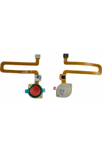 Toredo Store Xiaomi Redmi 9AT Home Parmak Izi Okuyucu Joistik Komple Kırmızı