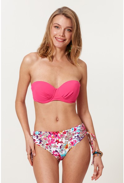Pierre Cardin Straplez Kaplı Bikini Takım 217341 Desenli