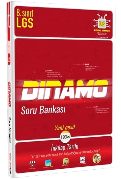 Tonguç Akademi 8. Sınıf İnkılap Tarihi Dinamo Soru Bankası