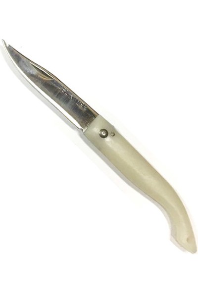 Çeliktürk Yatağan Paslanmaz Bahçe Çakısı 17 cm - Beyaz, Plastik Saplı Çeliktürk Yatağan Paslanmaz Bahçe Çakısı 17 cm - Beyaz, Plastik Saplı