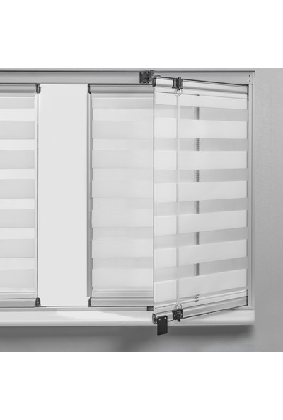 Wenthi Ölçüye Özel Beyaz Cam Balkon ve Sürgülü Cam Perdesi - Yapıştırmalı Zebra Perde VCB3005 Wenthi Ölçüye Özel Beyaz Cam Balkon ve Sürgülü Cam Perdesi - Yapıştırmalı Zebra Perde VCB3005