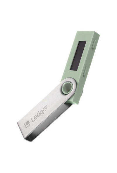 Ledger Nano S Yeşim Yeşili Ledger Nano S Yeşim Yeşili