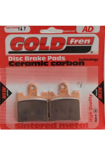 Gold Fren Suzuki Burgman 400 Ön Fren Balatası Gold Ad 147