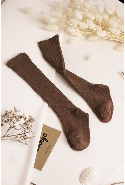 Bebinya Diz Altı Bebek Çorabı