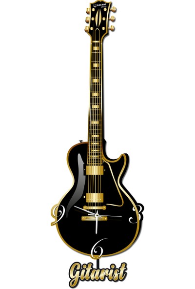 RacartShop Gitar 2 Sallanır Sarkaçlı Duvar Saati RacartShop Gitar 2 Sallanır Sarkaçlı Duvar Saati