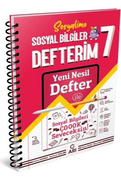 Arı Yayınları 7. Sınıf Sosyal Bilgiler Defter