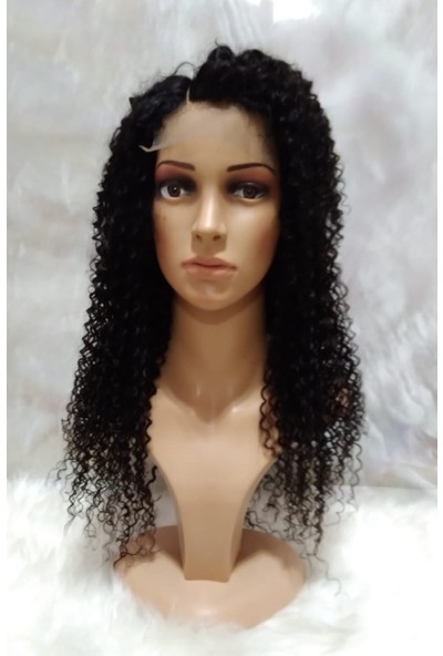 Kranos Peruk Gerçek Saç Tül Tepe Kıvırcık Peruk