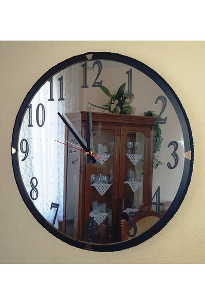 D&a Dekoratif Gerçek Ayna Duvar Saati 45 cm TS3034