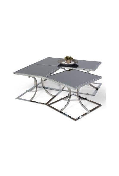 Teknoall Defne Krom Kaplama Sehpa Teknoall Defne Krom Kaplama Sehpa