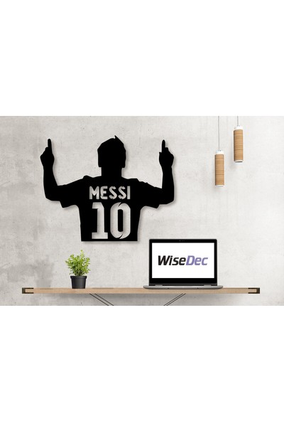WiseDec Messi Gol Sevinci Metal Tablo WiseDec Messi Gol Sevinci Metal Tablo