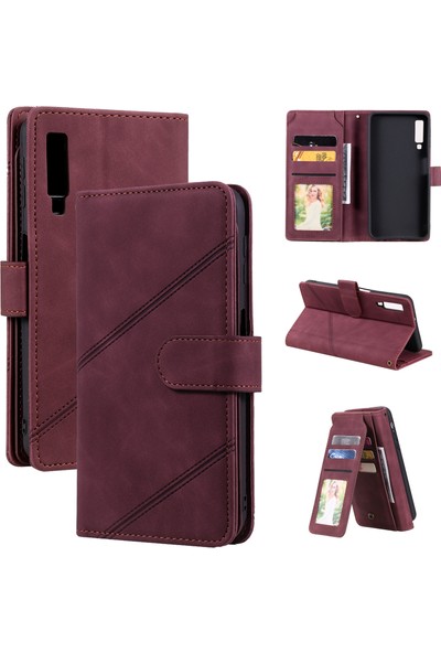 Sunsky Samsung Galaxy A7 2018 Için Kılıf Kırmızı(Yurt Dışından)