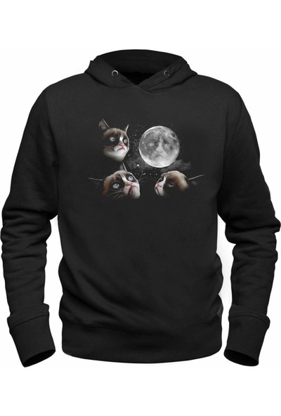Alfa Tshirt Black Cat Siyah Sweatshirt
