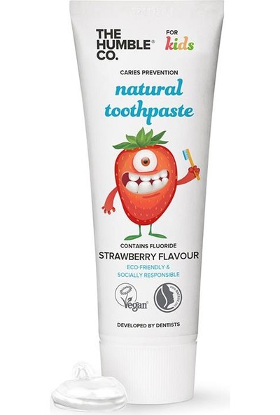 Humble Brush The Humble Co Natural Toothpaste Çilekli Diş Macunu 75 Ml Humble Brush The Humble Co Natural Toothpaste Çilekli Diş Macunu 75 Ml