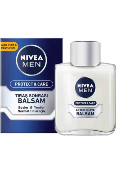 Nivea Nemlendirici Tıraş Sonrası Balsam Protect & Care 100ml Nivea Nemlendirici Tıraş Sonrası Balsam Protect & Care 100ml