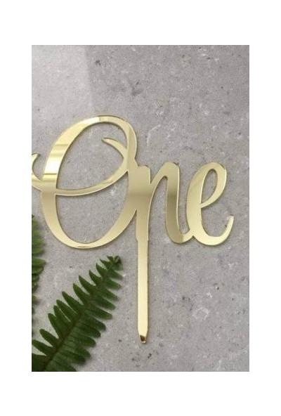 Asya Tasarım Pasta Süsü One Pleksi Pasta Süsü