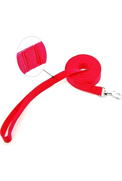 Lidersan Çelik Köpek Gezdirme Sevk Kayışı 5 Metre Kırmızı Lidersan Çelik Köpek Gezdirme Sevk Kayışı 5 Metre Kırmızı