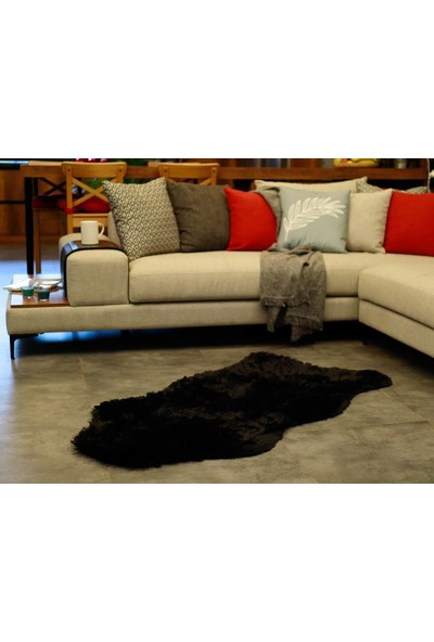 Waaien Siyah Shaggy Halı Peluş Halı Suni Deri Kaymaz Taban Yumuşak Post Halı Antialerjik Halı Kilim Waaien Siyah Shaggy Halı Peluş Halı Suni Deri Kaymaz Taban Yumuşak Post Halı Antialerjik Halı Kilim