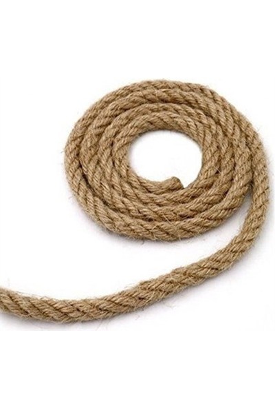 Elastik 10 mm Kendir Jüt Halat 20 mt