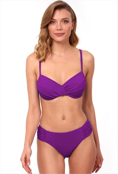 Ayyıldız Kadın M0R Toparlayıcı Bikini Takımı 40705 MOR-7134 Ayyıldız Kadın M0R Toparlayıcı Bikini Takımı 40705 MOR-7134