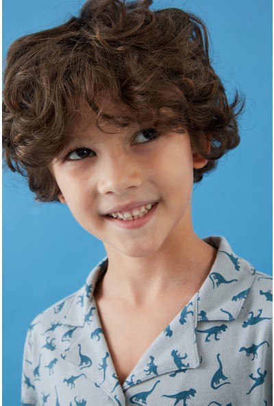 Penti Gri Erkek Çocuk Grey 2li Gömlek Takımı