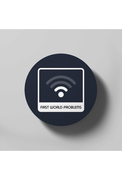 Fizello First World Problems - Low Wifi Signal Bardak Altlığı