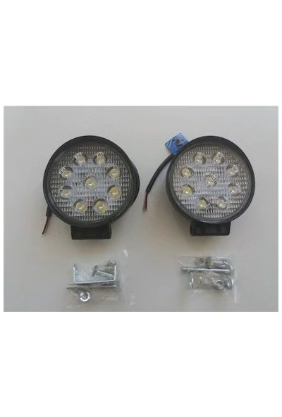 Replax Off Road Sis Farı Sis Lambası 9 LED Yuvarlak 2,li Paket Projektör RPBG617 Replax Off Road Sis Farı Sis Lambası 9 LED Yuvarlak 2,li Paket Projektör RPBG617