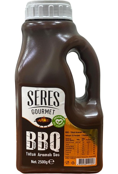 Seres Gourmet Bbq Tütsü Aromalı Sos 2500 gr Seres Gourmet Bbq Tütsü Aromalı Sos 2500 gr