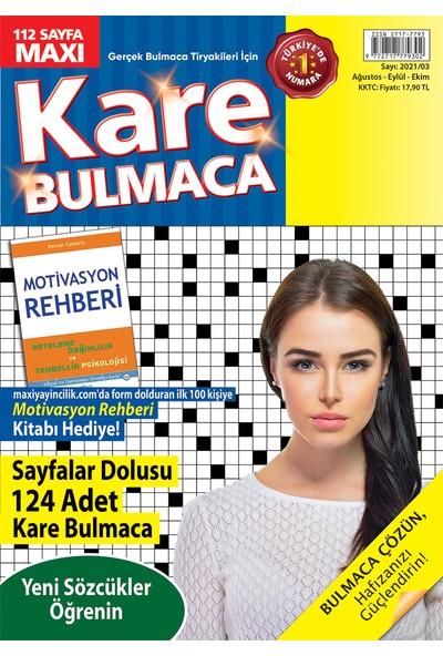 Maxi Kare Bulmaca 2021/03 Maxi Kare Bulmaca 2021/03