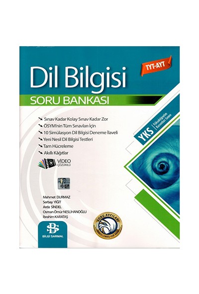 Bilgi Sarmal Yayınları Bilgi Sarmal TYT AYT Dil Bilgisi Soru Bankası Bilgi Sarmal Yayınları Bilgi Sarmal TYT AYT Dil Bilgisi Soru Bankası