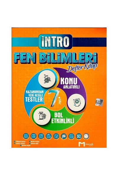 Mozaik Yayınları 7. Sınıf Fen Bilimleri Intro Defter Kitap Mozaik Yayınları 7. Sınıf Fen Bilimleri Intro Defter Kitap